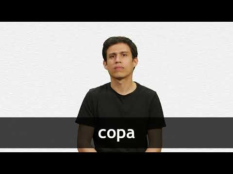 English Translation of “COPA” | Collins Spanish-English Dictionary