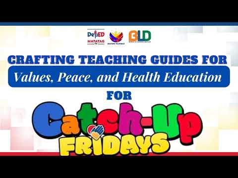 CATCH-UP FRIDAYS ORIENTATION POWERPOINT - VALUES, PEACE, HEALTH