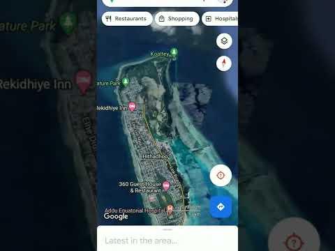 map of Maldives whole world