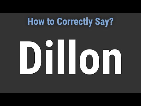 How to Pronounce Name Dillon (Correctly!)