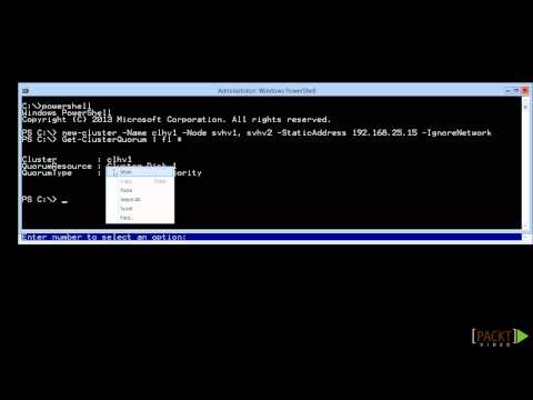 Learn Hyper V Server 2012 R2 Tutorials Cluster Creation | packtpub com - Mind Luster
