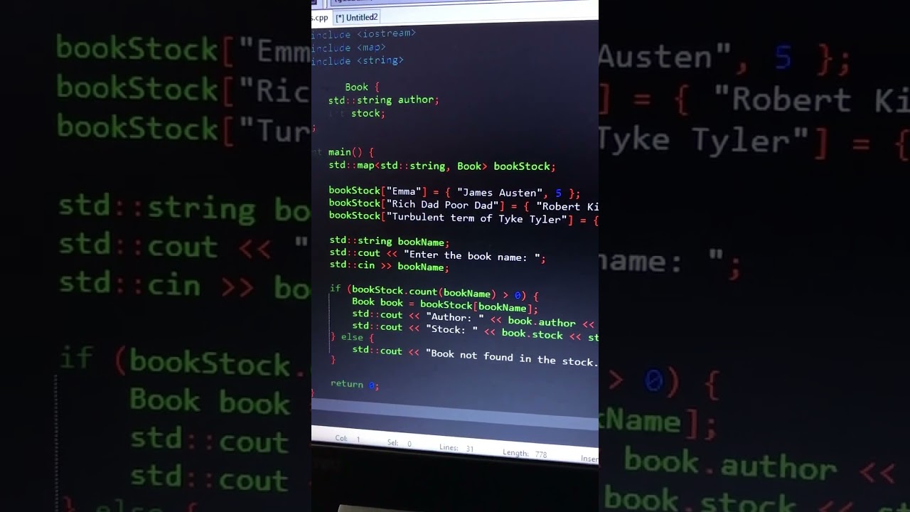 book stock c++#coders #codingninja #coderstokyo #codemasters #codinglife #codelife #code #coding
