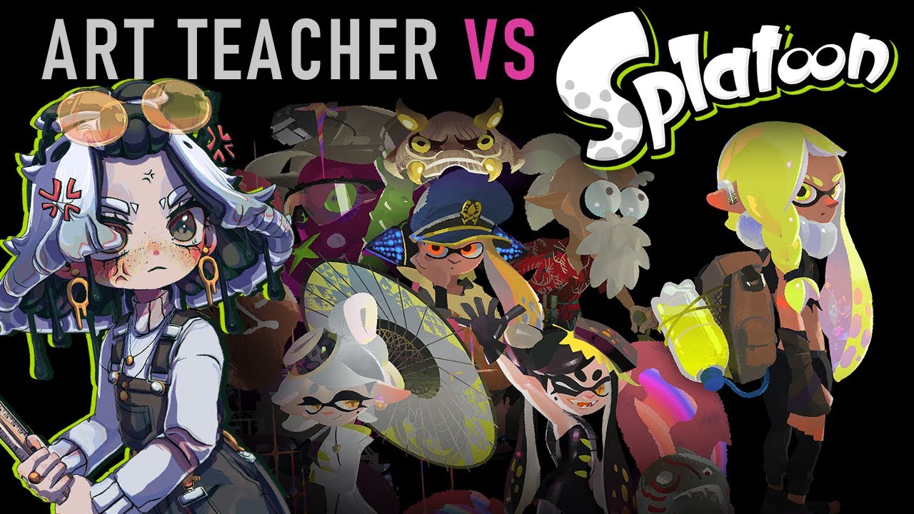 🦑🥊Splatoon VS Character Design Teacher 🥊🐙