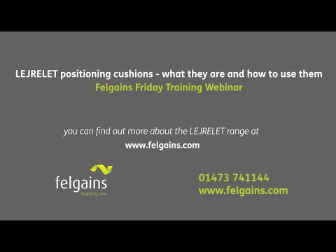 LEJRELET Positioning Cushions - what they are and how to use them ...