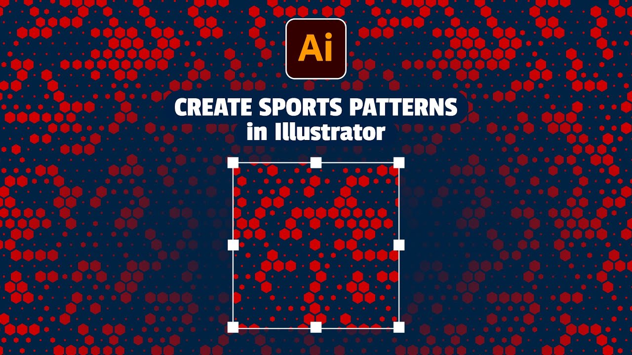 How to Create Sports Patterns in Illustrator 👕 + FREE VECTOR Pack