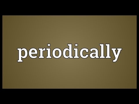 Periodically Meaning