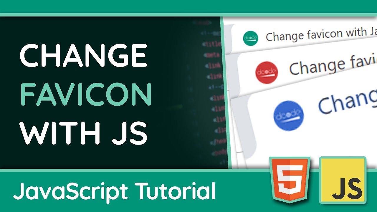 Dynamically Change Your Favicon With JavaScript - Web Design Tutorial