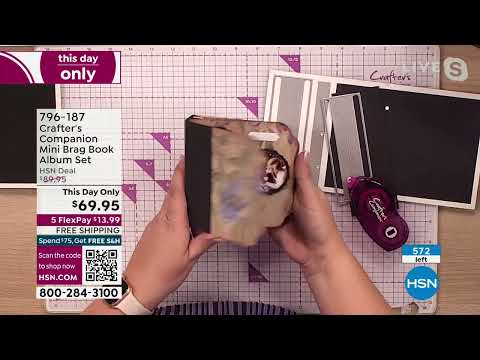 Crafter's Companion Mini Brag Book Album Set