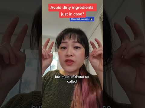 Avoid "dirty ingredients" just in case? Pt 1
