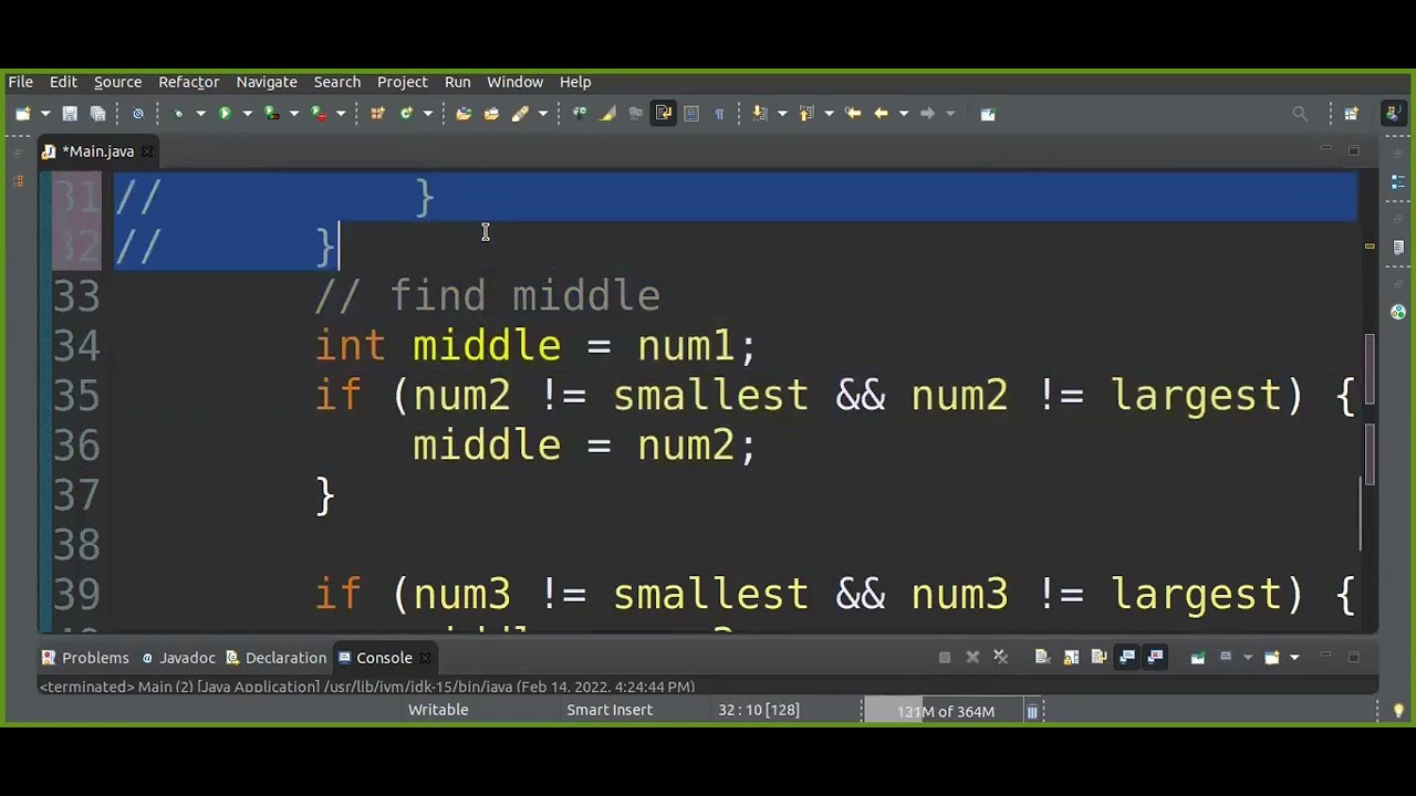 How to sort three Integer numbers?