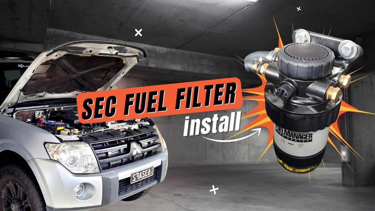 How to install a Universal Secondary Fuel Filter on a Mitsubishi Pajero