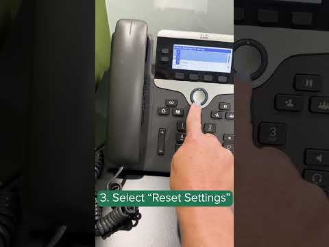 How to: Reset your 7841 Cisco VoIP Phone