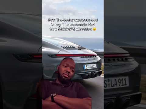 When the Porsche dealer says you have to buy 10 cars for an allocation
