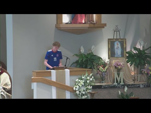 Funeral Mass held for Bay High School's Dylan Veselic, who died in tragic lacrosse accident