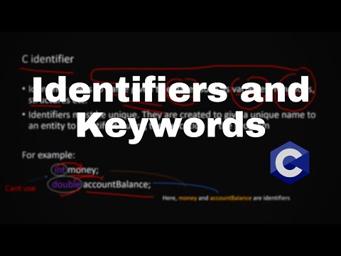 Identifiers and Keywords in C Programming | We Are Engineers