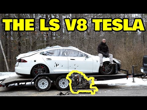 Tesla Model S to Get Six-Speed Manual Thanks to LS V8 Swap and Rich ...