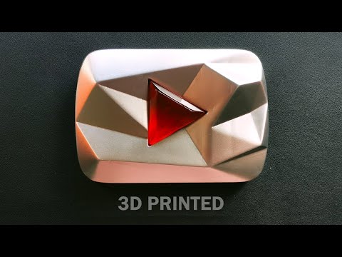 STL file Youtube Red Diamond Play Button 💎 ・3D print design to download ...