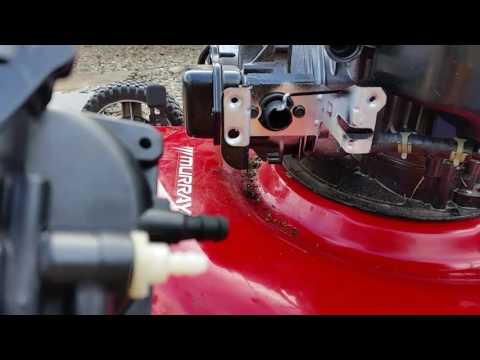 Plastic carburetor removal and replacement Briggs & Stratton