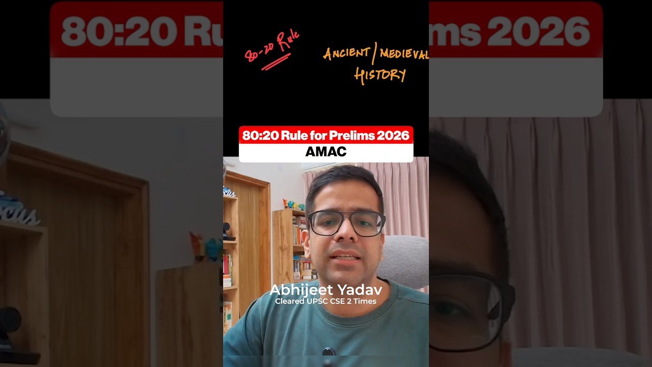 80:20 Rule for Ancient, Medieval and Art and Culture for UPSC Prelims 2026 | Prelims Booster 6