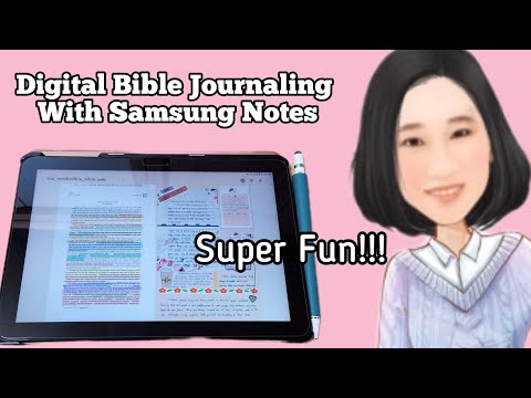 Digital Bible Journaling with Samsung Notes .(Tagalog)