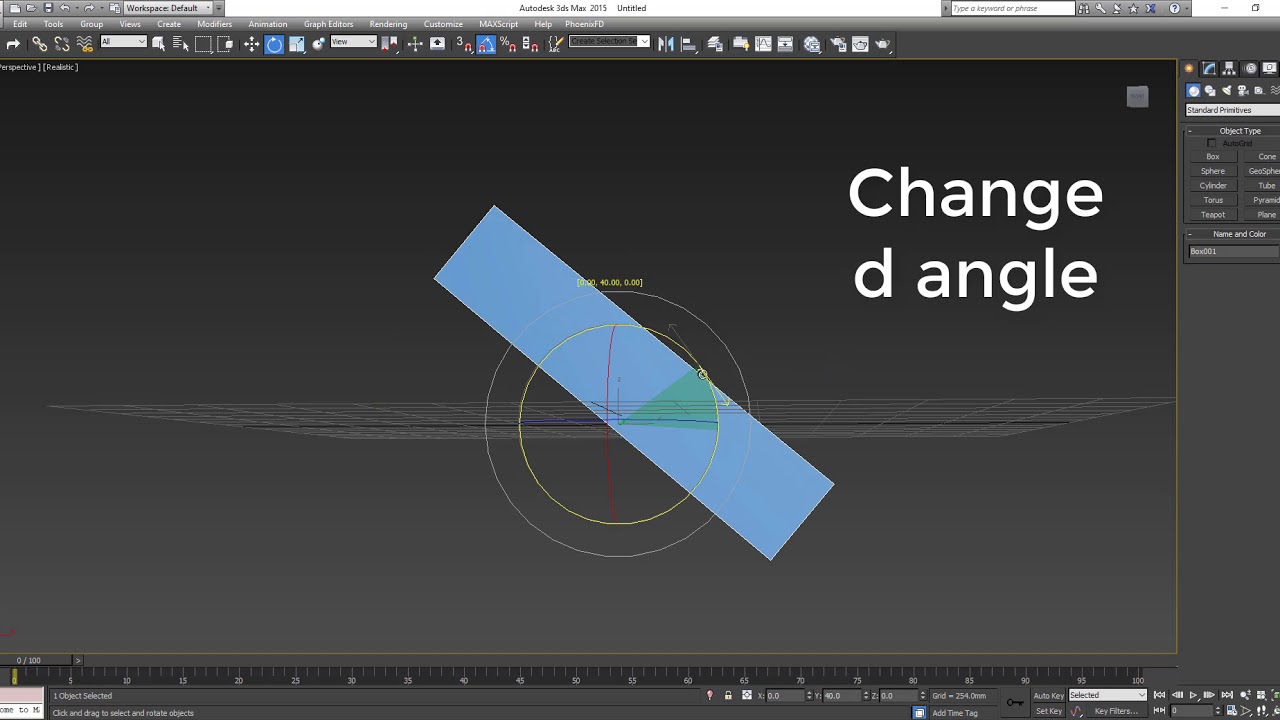 3ds max Angle snapping Designtech