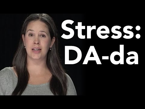 Syllable Stress Study: 2-Syllable Words DA-da - American English
