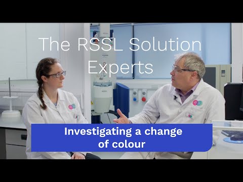 The Solution Experts: Investigating a change of colour