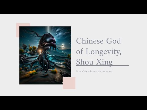 Chinese God of Longevity, Shou Xing