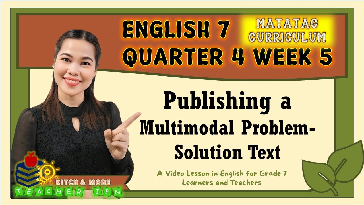 Mastering Multimodal Problem-Solution Texts: A Guide for English 7 ...