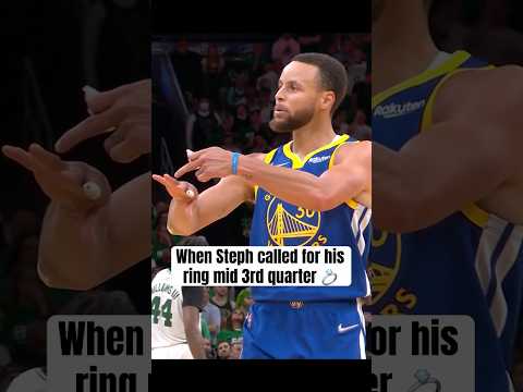 Steph knew that was the dagger ππ