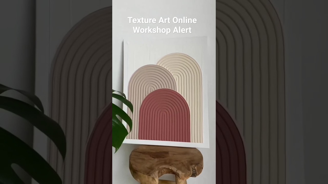 Texture Painting Arches Online Workshop Alert #paintingstyle #textureart #texturearches #workshop