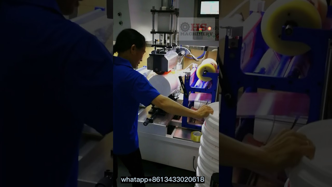 paint bucket/plastic bucket heat transfer printing machine for plastic