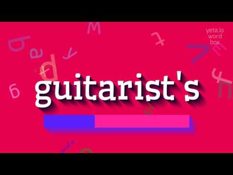How to say "guitarist's"! (High Quality Voices)