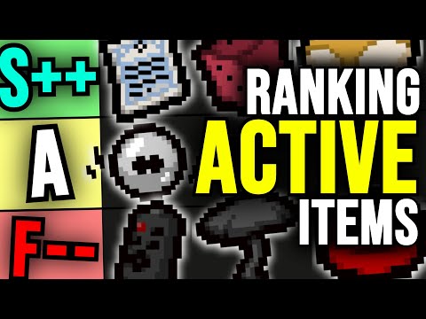 Ranking Isaac ACTIVE ITEMS by Their USEFULNESS