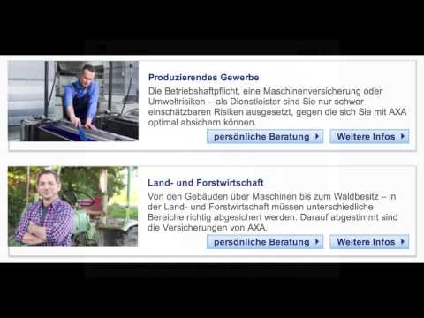 Gewerbe und Firmen AXA Versicherung Schwandorf Oberpfalz