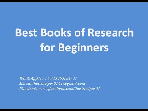 Best Books of Research for Beginners