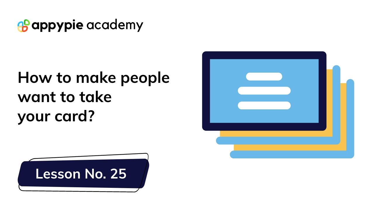 How to make people want to take your card | marketing | Appy Pie Academy