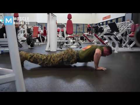 ZinkHD CoM Super Marine In Army Gym Michael Eckert Muscle Madness