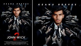 JOHN WICK chapter -2 || KEANU REEVES || मूवी (poster) addicting!