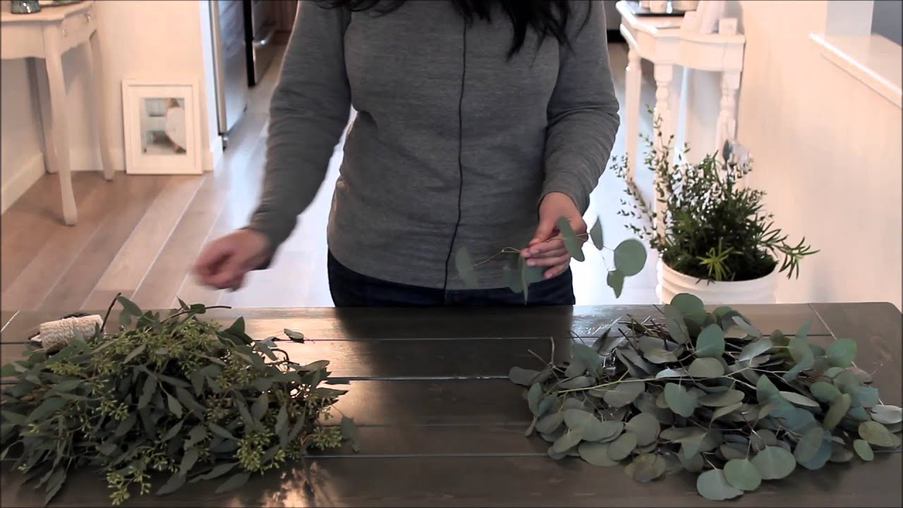 DIY Eucalyptus Garland