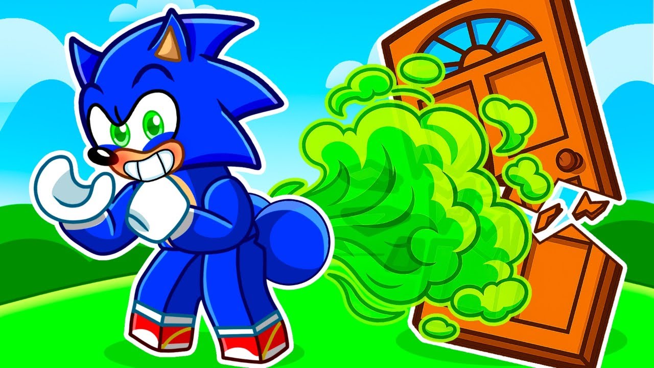 Sonic Plays Roblox FART THE DOOR With MY FRIENDS...