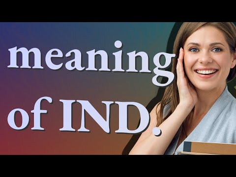 Ind. | meaning of Ind.