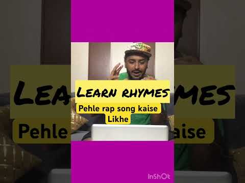 Apna pehla rap kaise Likhe / how to rap/ learn rap in Hindi / how to write a rap/ rhyme schemes