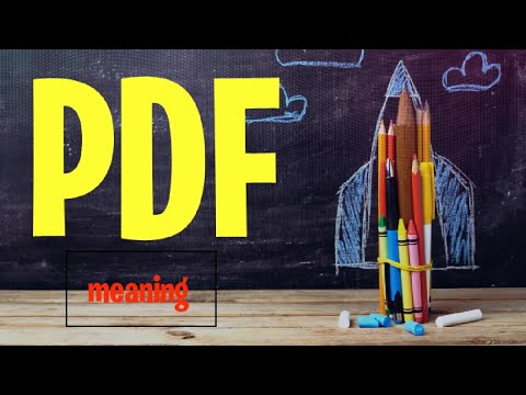 PDF full form| PDF meaning| PDF full form English|PDF meaning English| by Word full form.