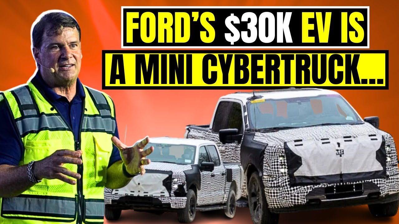 Ford’s $30K EV? It’s Not a Pickup — It’s a Tesla Cybertruck Clone...
