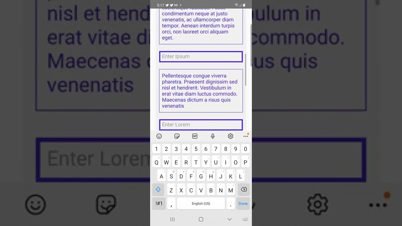 React Native KeyboardAvoidingView Demo