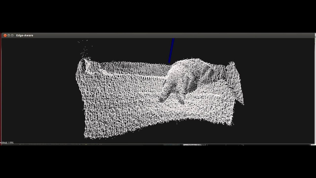 pointcloud with edge-aware filtering