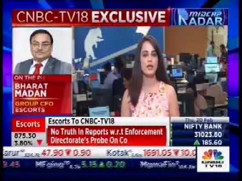 Mr. Bharat Madan speaks to CNBC on rumors surrounding stock price