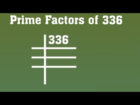 Prime Factors of 336 - Prime Factorization