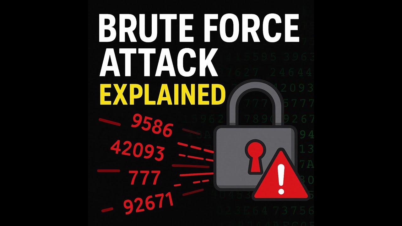 Cybersecurity 101: Brute Force Attacks EXPLAINED